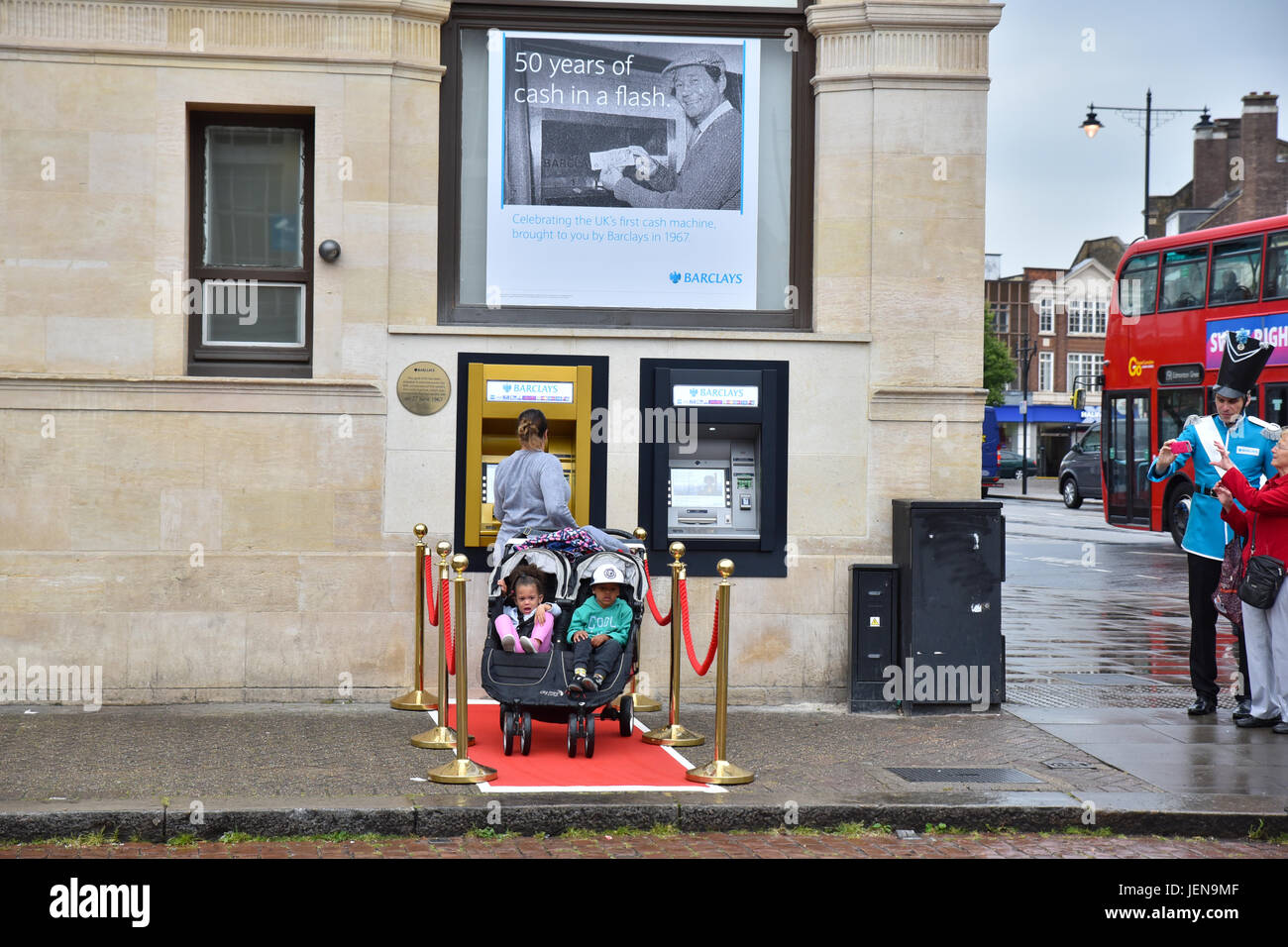 Enfield Town, London, UK. 27th June, 2017. Barclays bank in Enfield ...