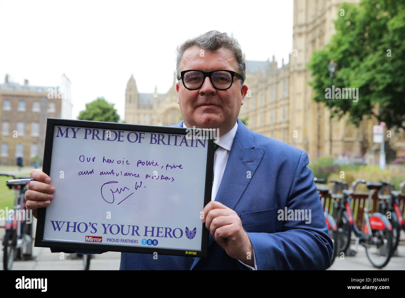 London, UK. 27th June, 2017. Tom Watson MP Deputy Leader of the Labour ...