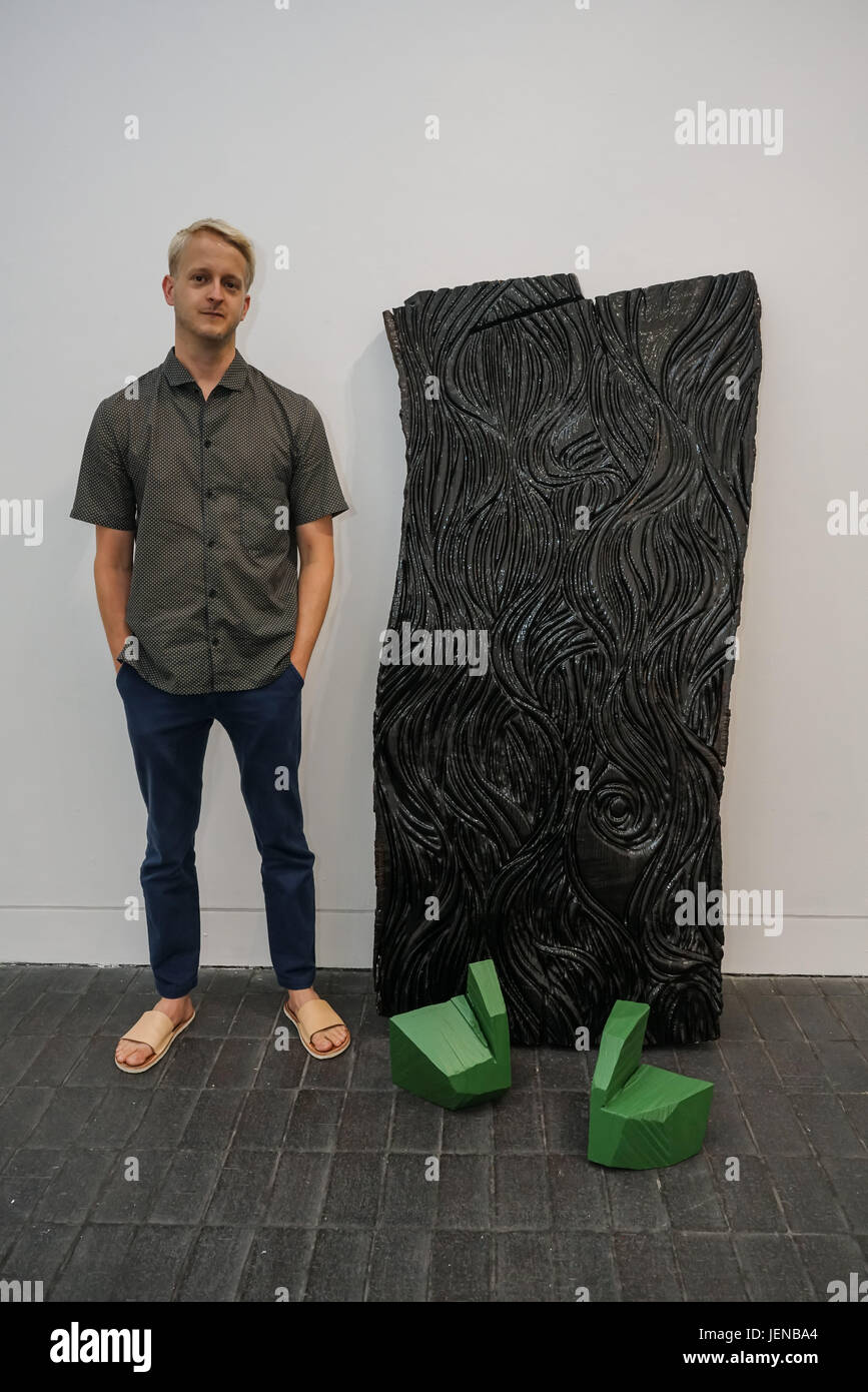 London, UK. 26th June, 2017. Artist Sam Bakewell PHOTOCALL at Jerwood ...