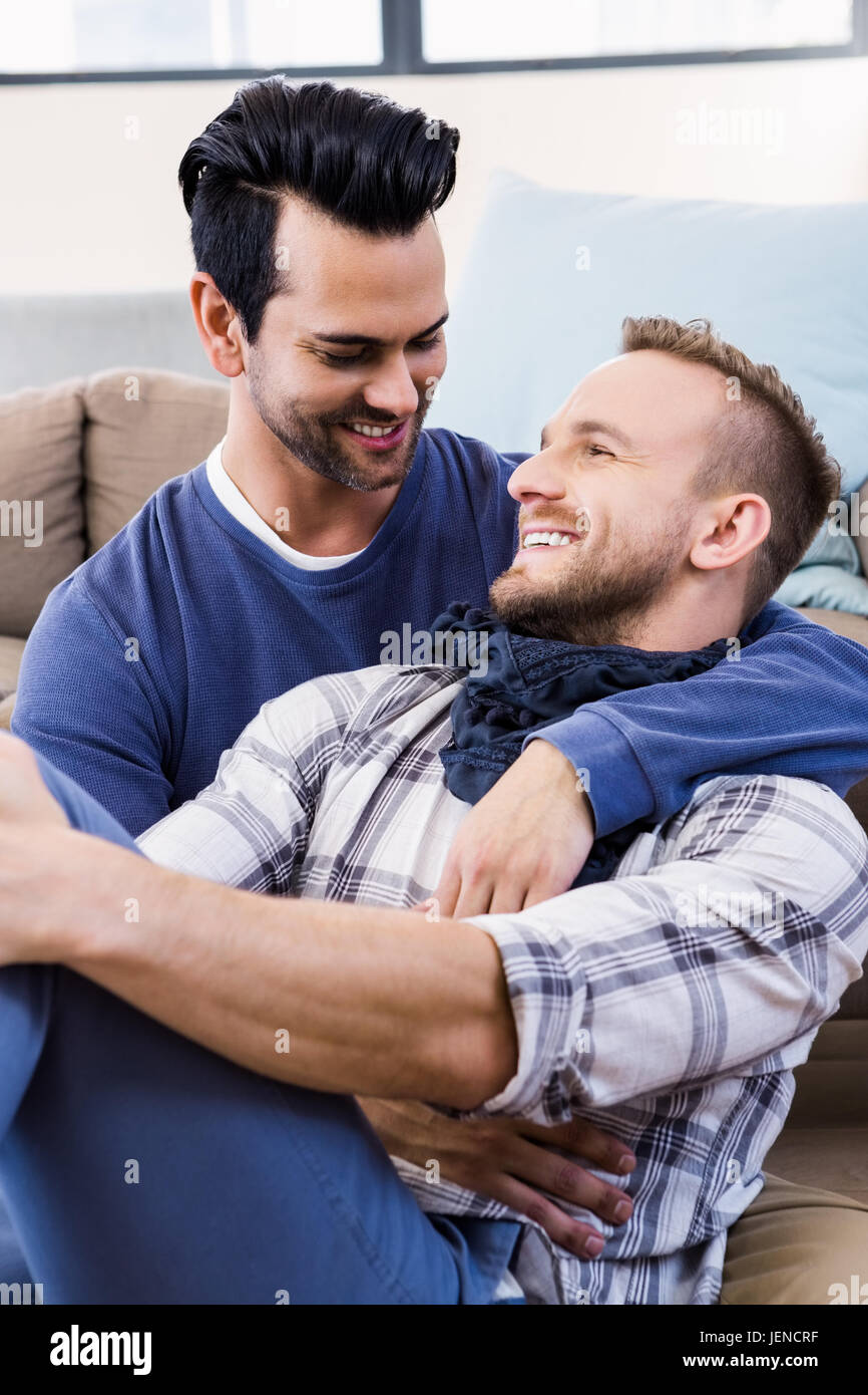 Gay Emo Couple Hugging