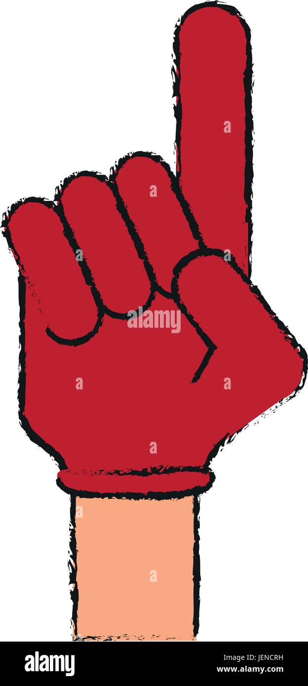 foam finger icon image Stock Vector Image & Art - Alamy