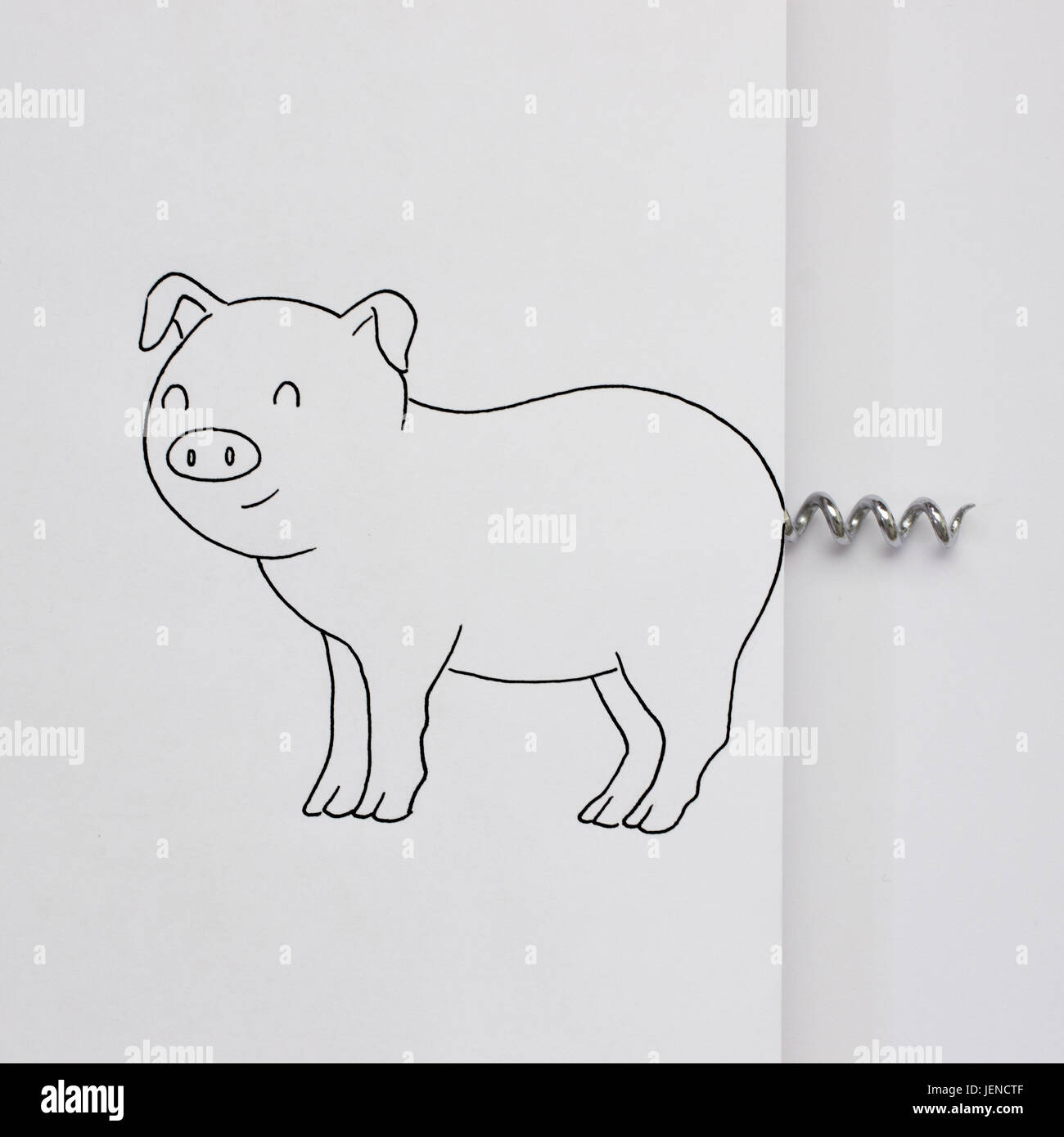 Pig square hi-res stock photography and images - Alamy