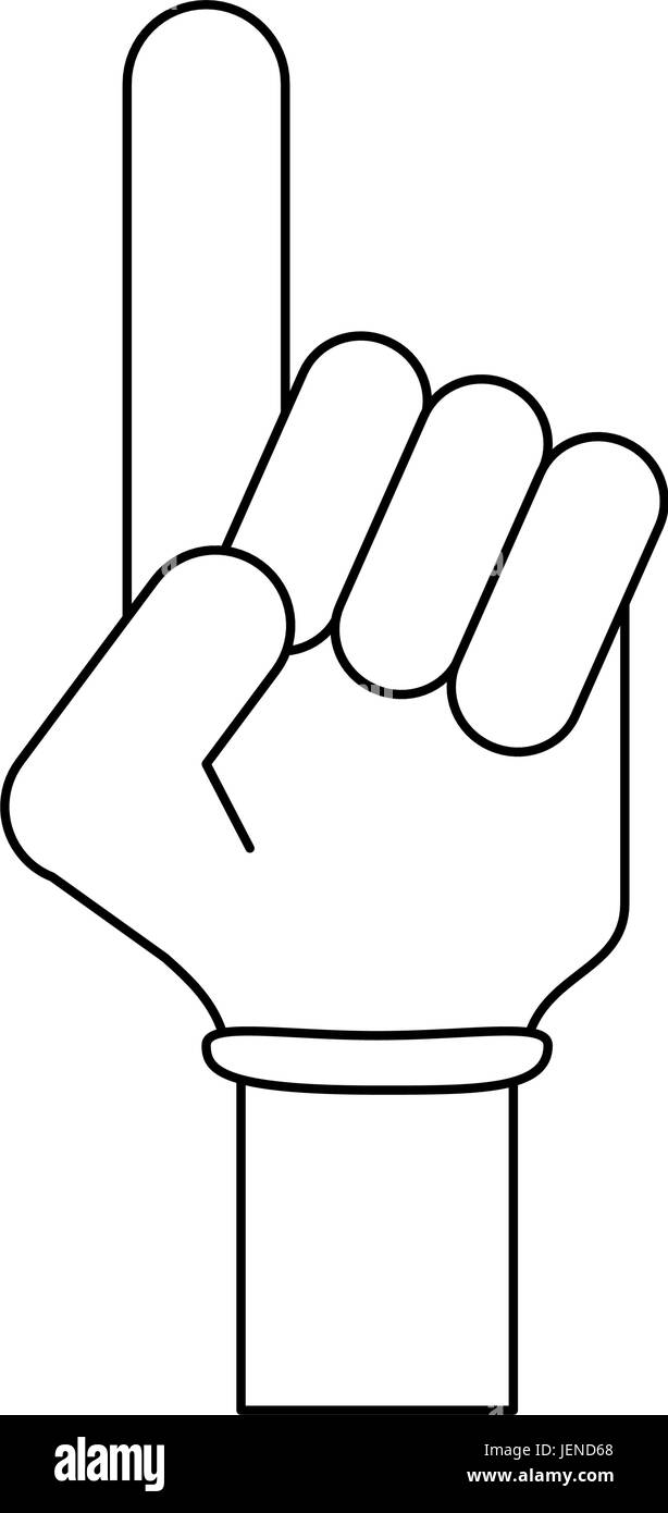 foam finger icon image Stock Vector Image & Art - Alamy