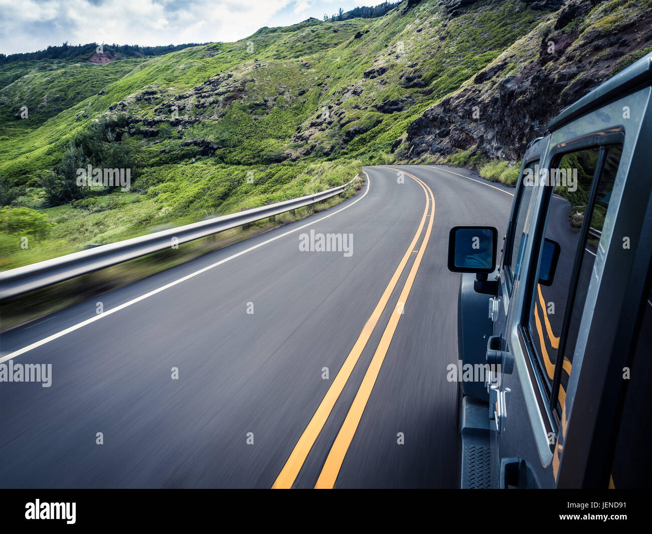 Car winding road hi-res stock photography and images - Alamy