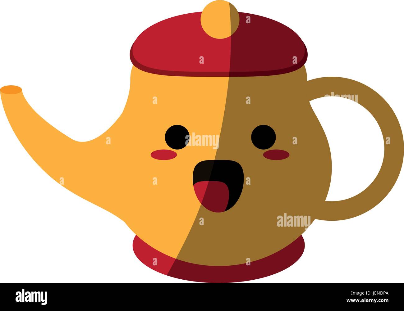 kawaii kettle or teapot icon image Stock Vector Image & Art - Alamy
