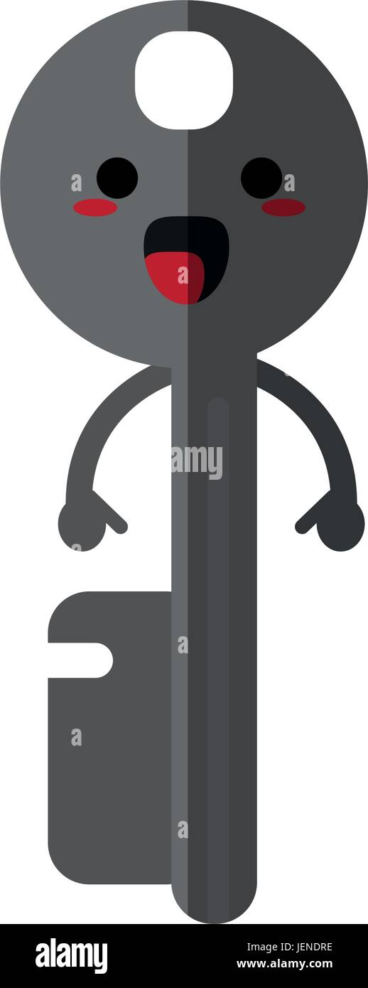 kawaii key icon image Stock Vector Image & Art - Alamy