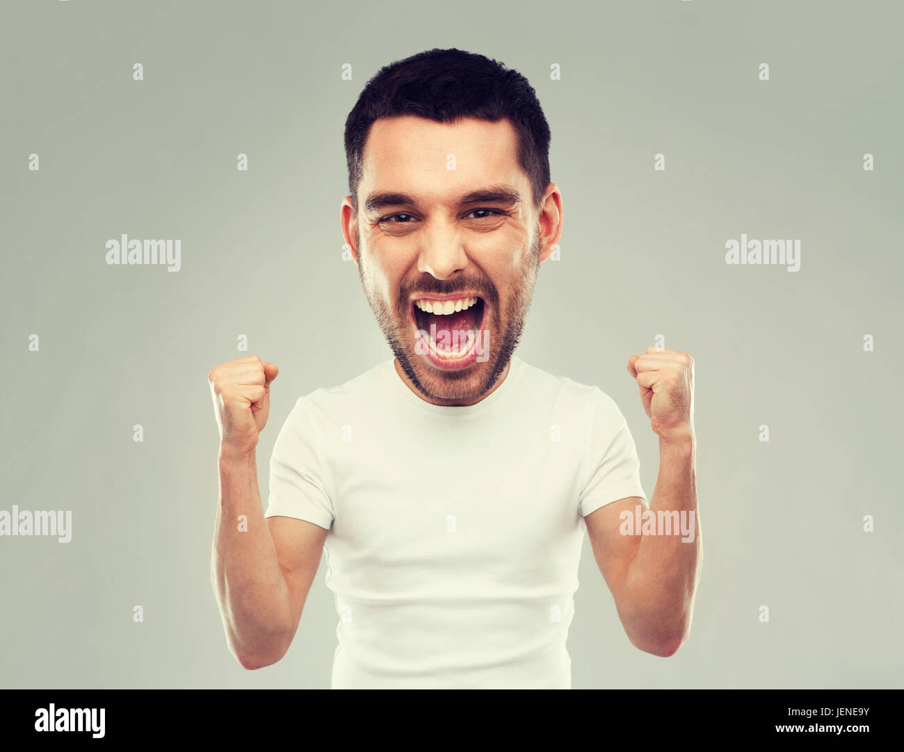 Celebrating fist hi-res stock photography and images - Alamy