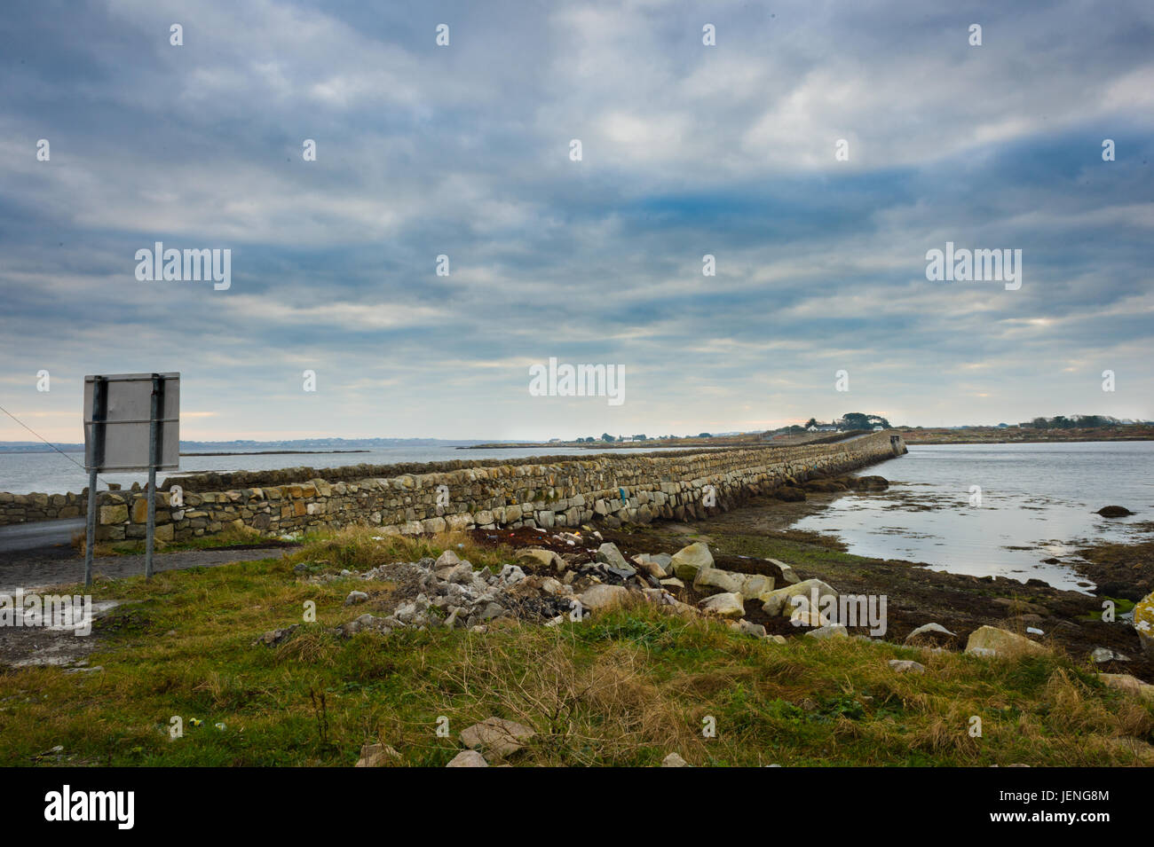 View of Carricklegaun bridge in Leitir mor, Co. Galway Stock Photo - Alamy