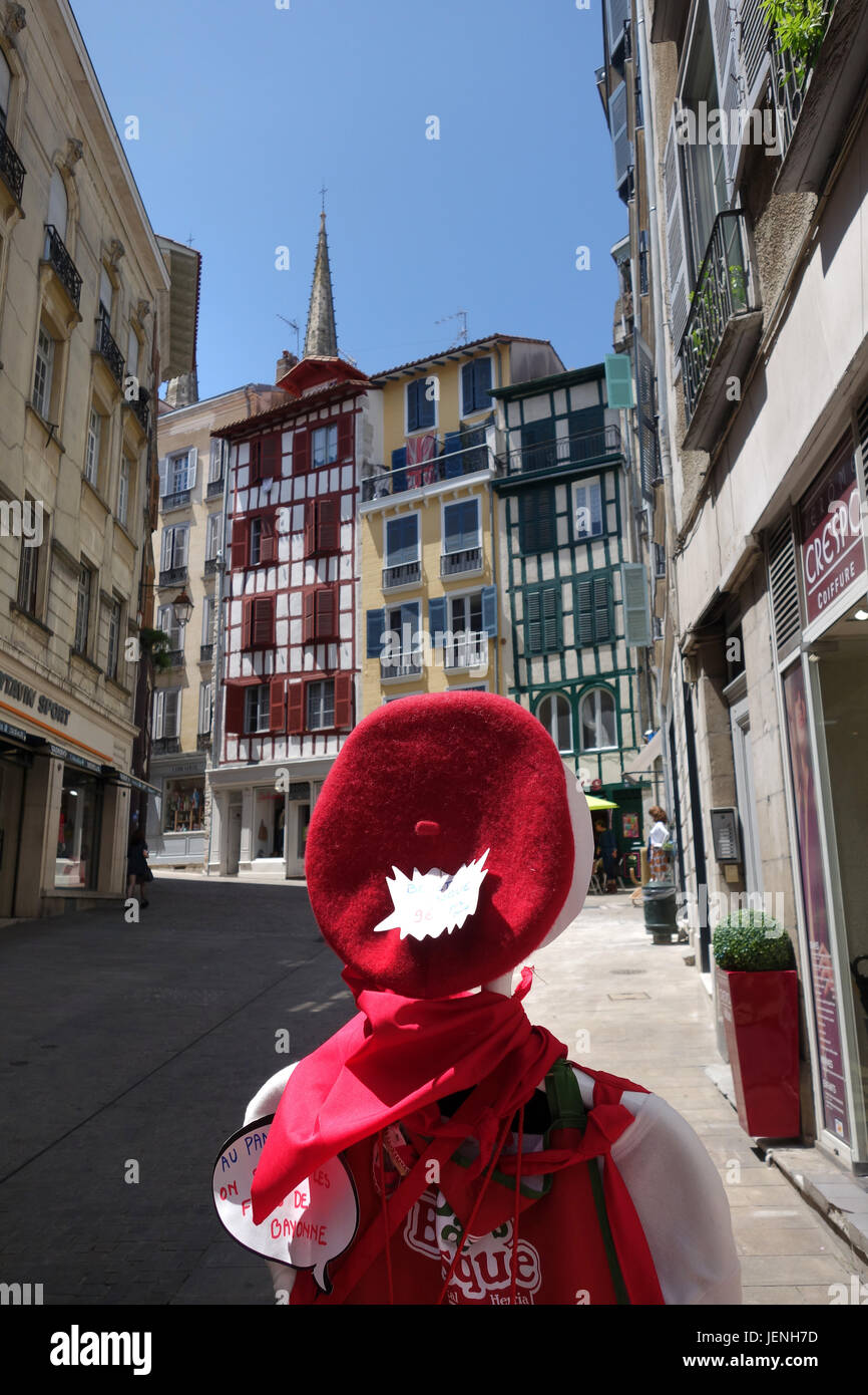 Bayonne in the Basque Region of south west France Stock Photo - Alamy