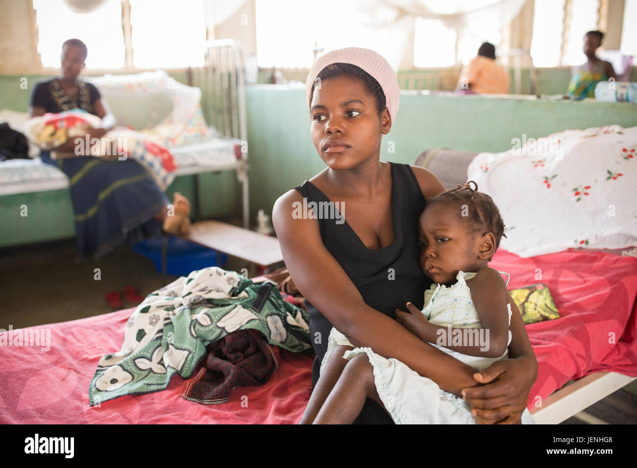 Patients rest on the wards of an underserved hospital in Bundibugyo ...