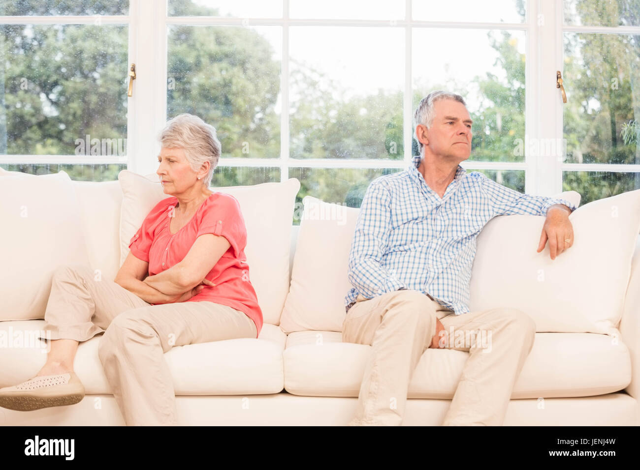Sad couple talking after hi-res stock photography and images - Alamy