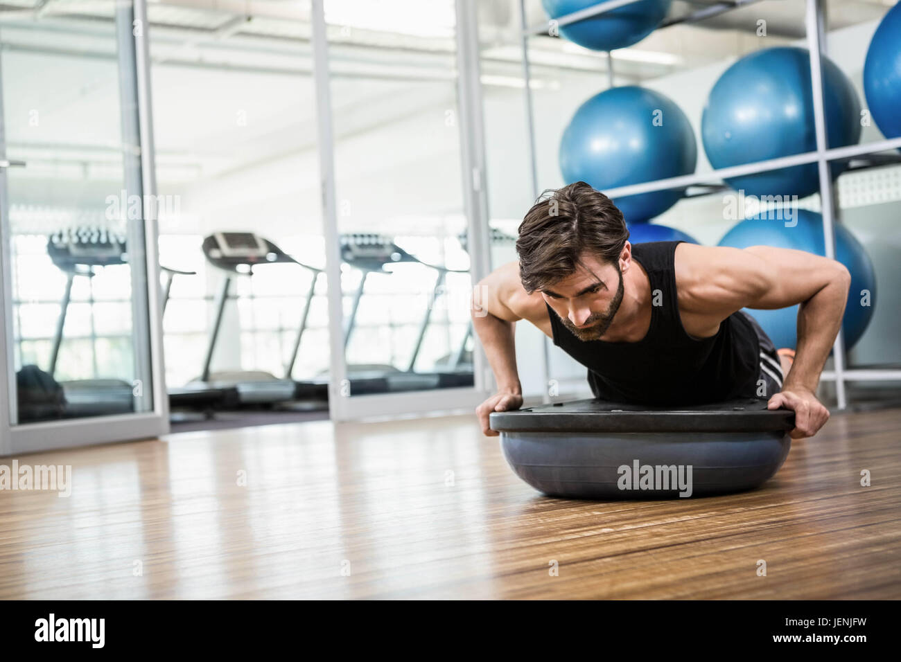 Bosu exercise ball hi-res stock photography and images - Alamy