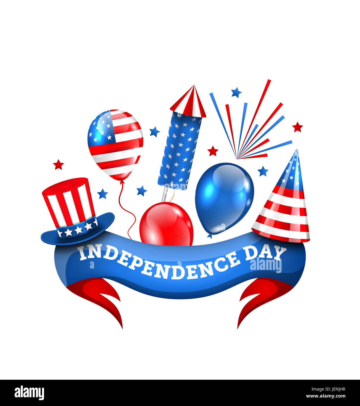 American Decoration for Independence Day, Traditional Symbols and ...