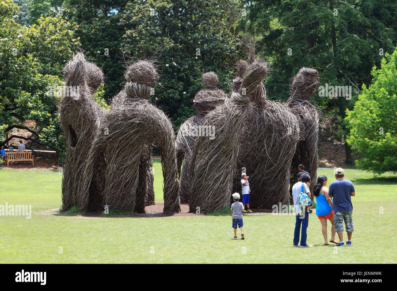 Stickwork art by Patrick Dougherty Duke Gardens Durham North Carolina ...