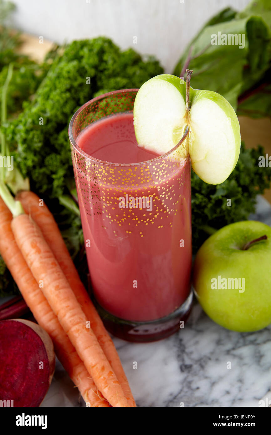 Healthy Vegetable Smoothie Stock Photo - Alamy