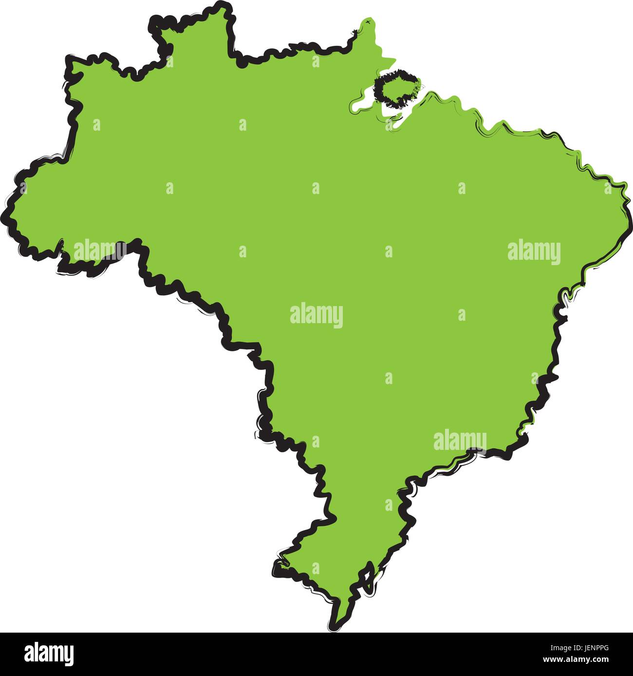 Map amazon brazil Stock Vector Images - Alamy