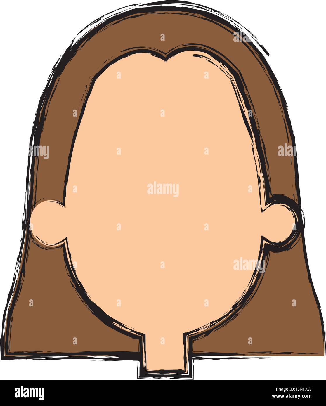 woman faceless profile icon graphic design Stock Vector Image & Art - Alamy