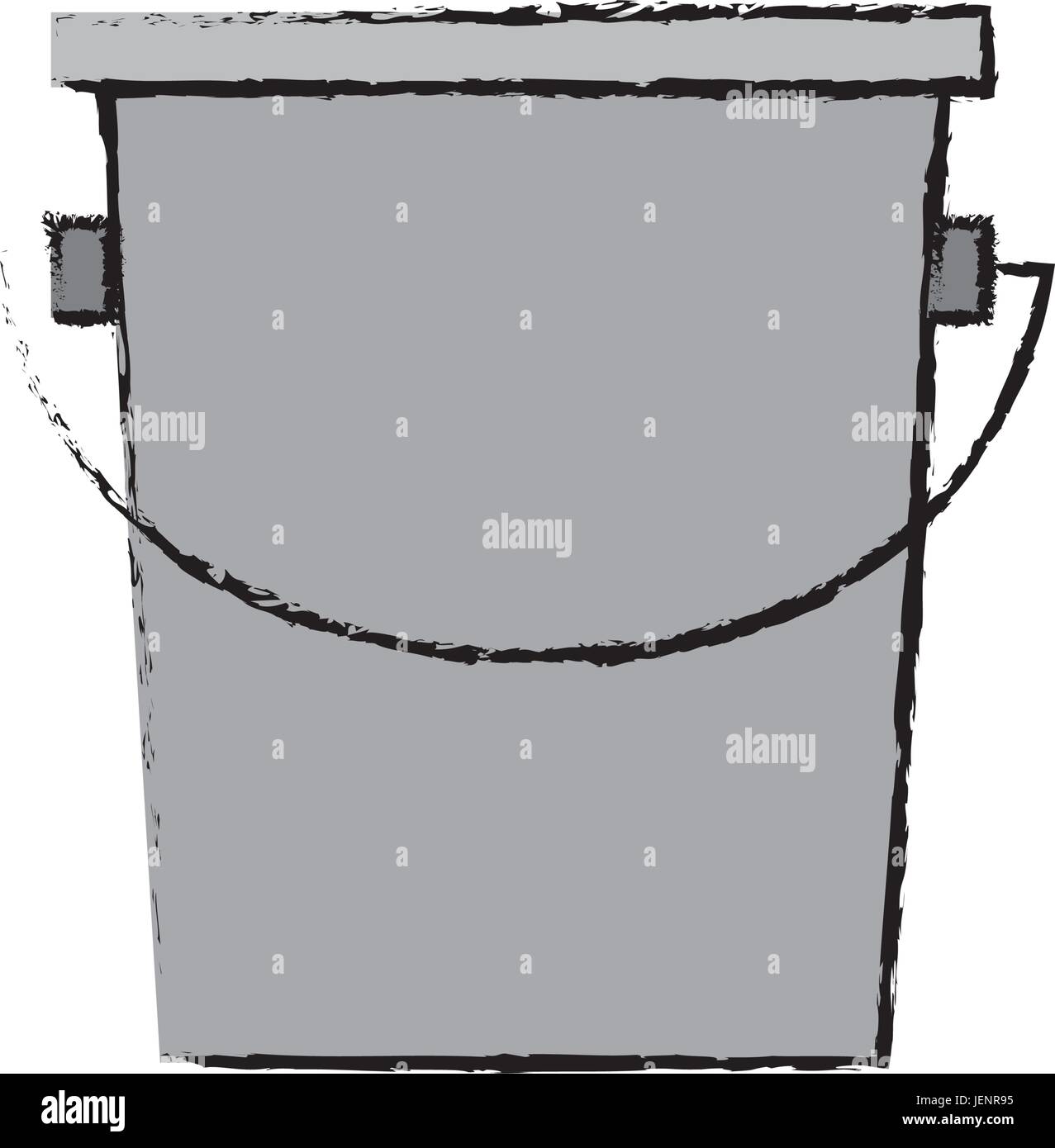 empty bucket icon simple container element Stock Vector Image & Art - Alamy