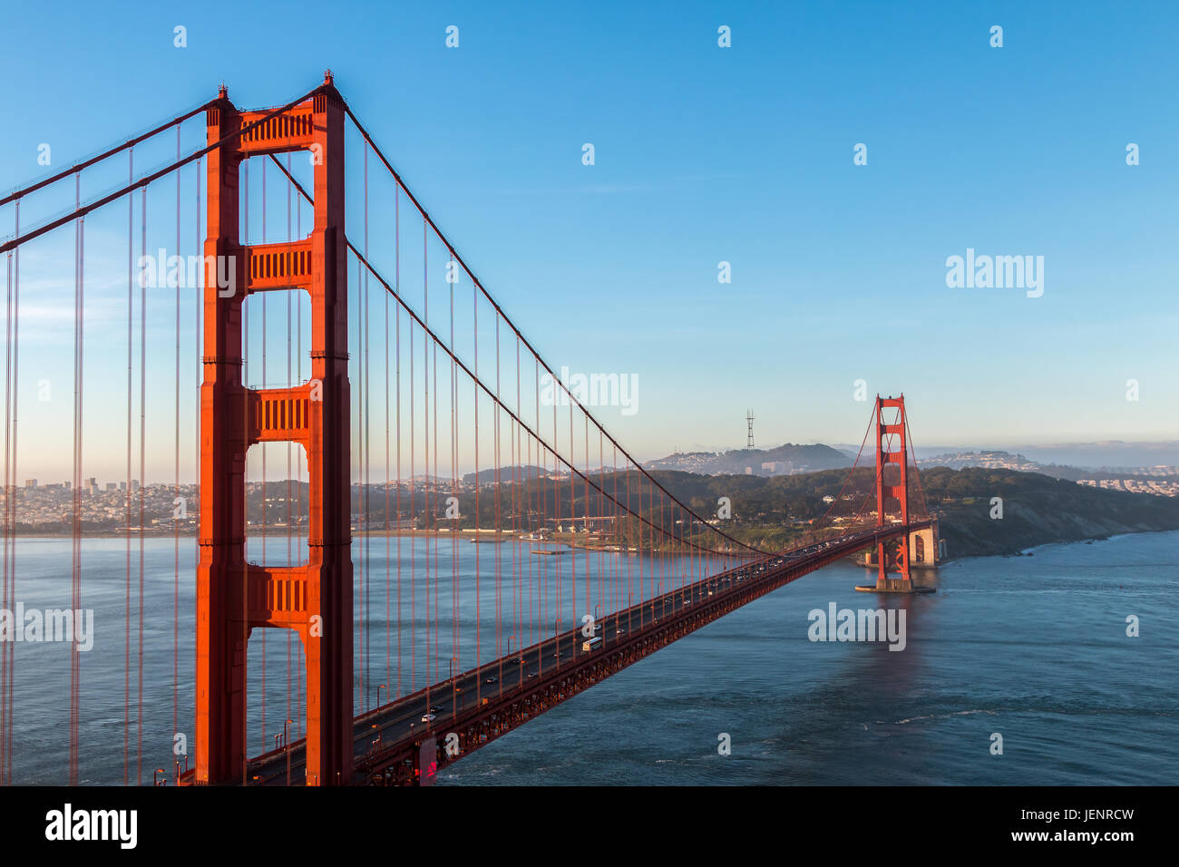 San Francisco Golden Gate Bridge at Dawn Stock Photo - Alamy