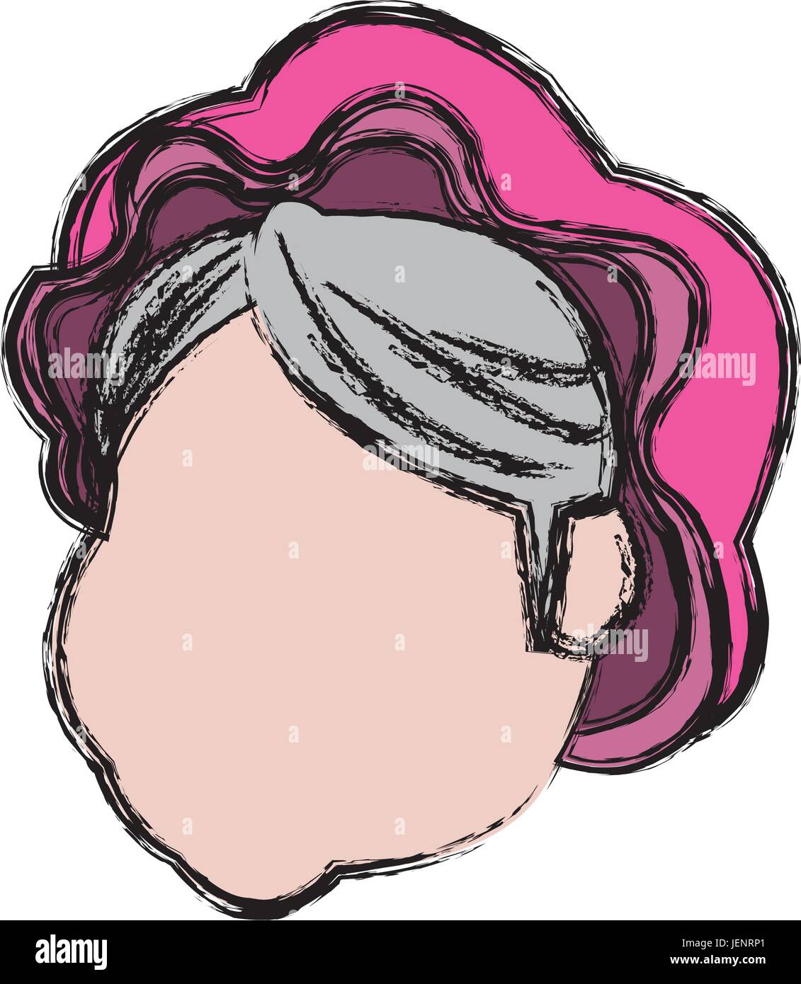 character faceless mrs claus hair hat Stock Vector Image & Art - Alamy
