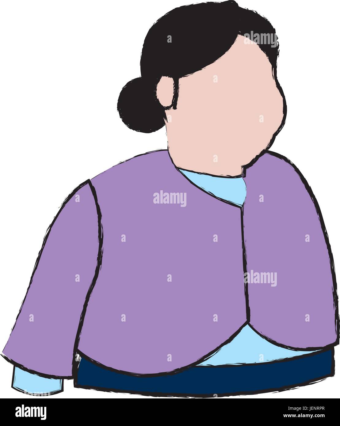 Faceless grin Stock Vector Images - Alamy