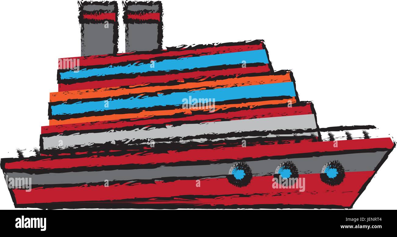 Steamship transport transportation Stock Vector Images - Alamy