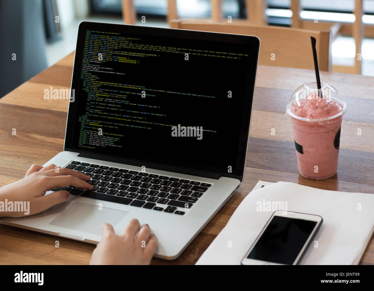 Developer Team Working Laptop Computer Mobile Application Softwareand Web Design Online ...
