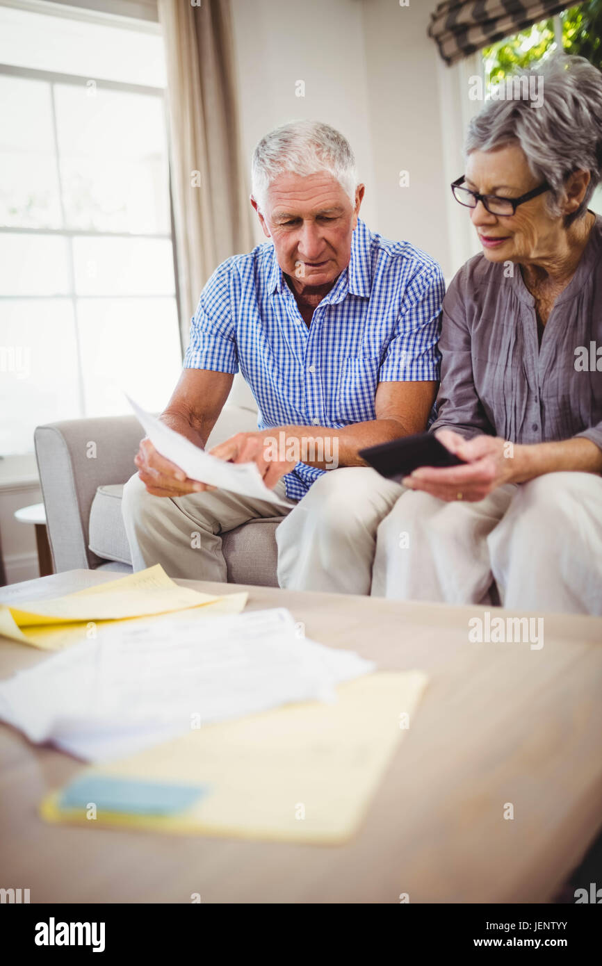 Man woman elderly documents hi-res stock photography and images - Alamy