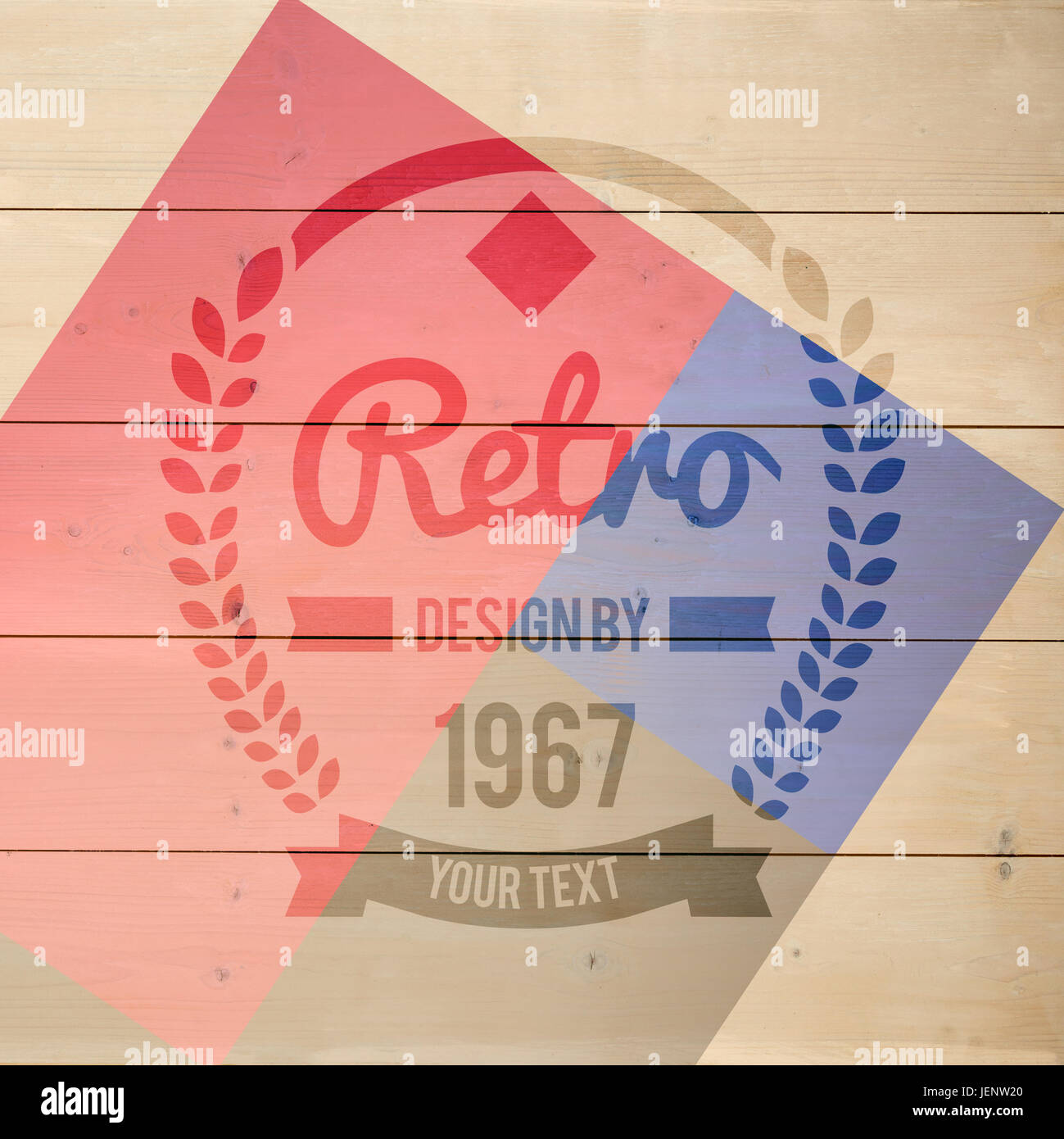 Composite image of retro symbol Stock Photo - Alamy