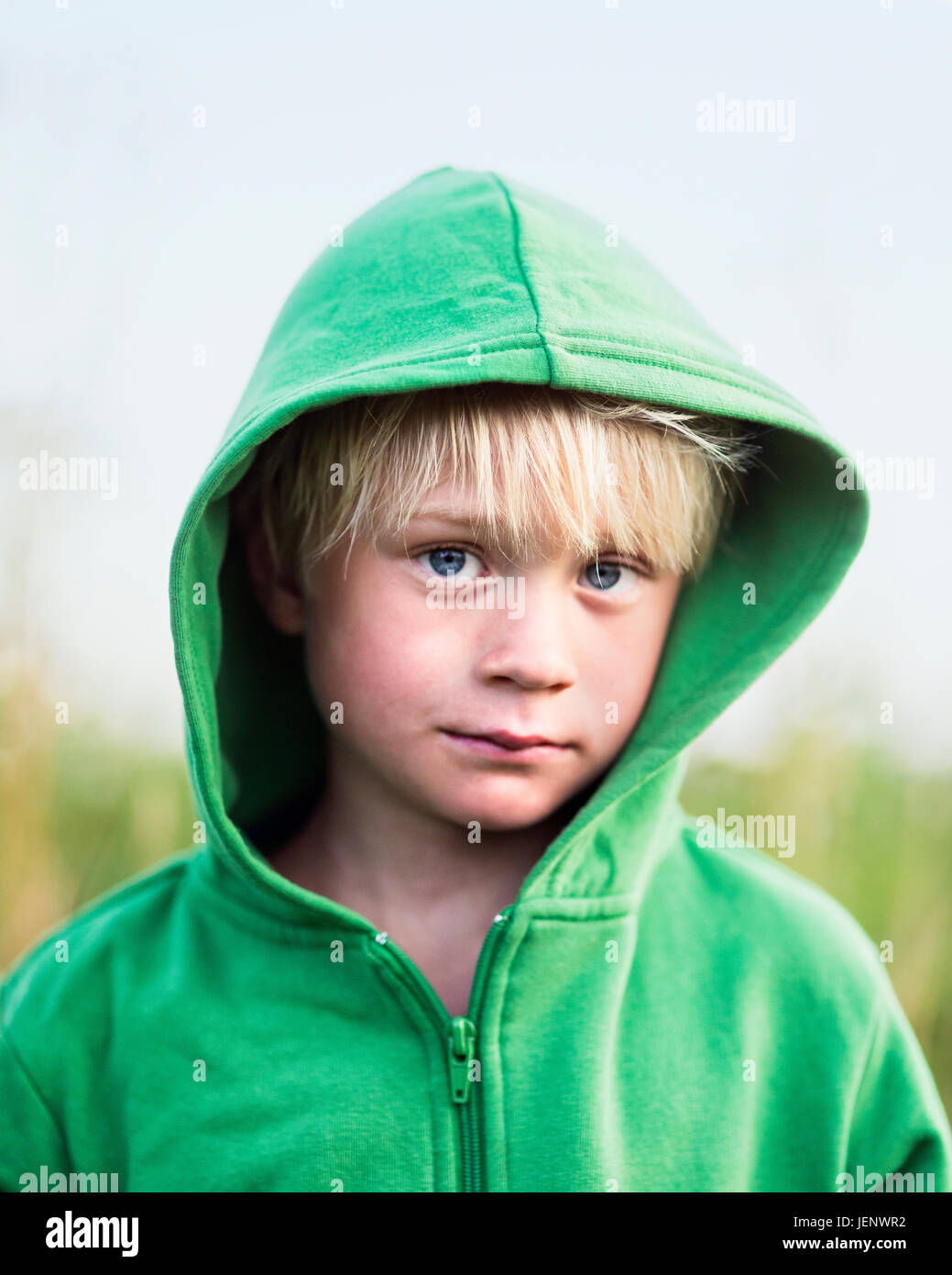 Portrait of boy looking at camera Stock Photo - Alamy