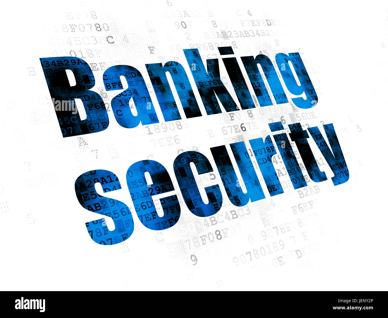 Safety concept: Banking Security on Digital background Stock Photo - Alamy