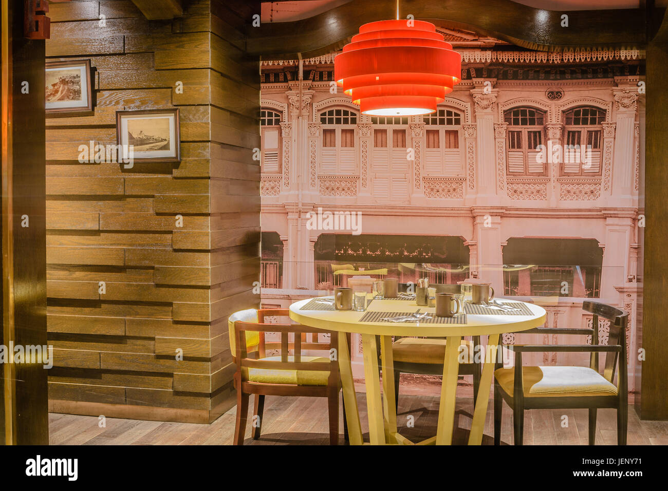 beautiful asian themed restaurant Stock Photo - Alamy