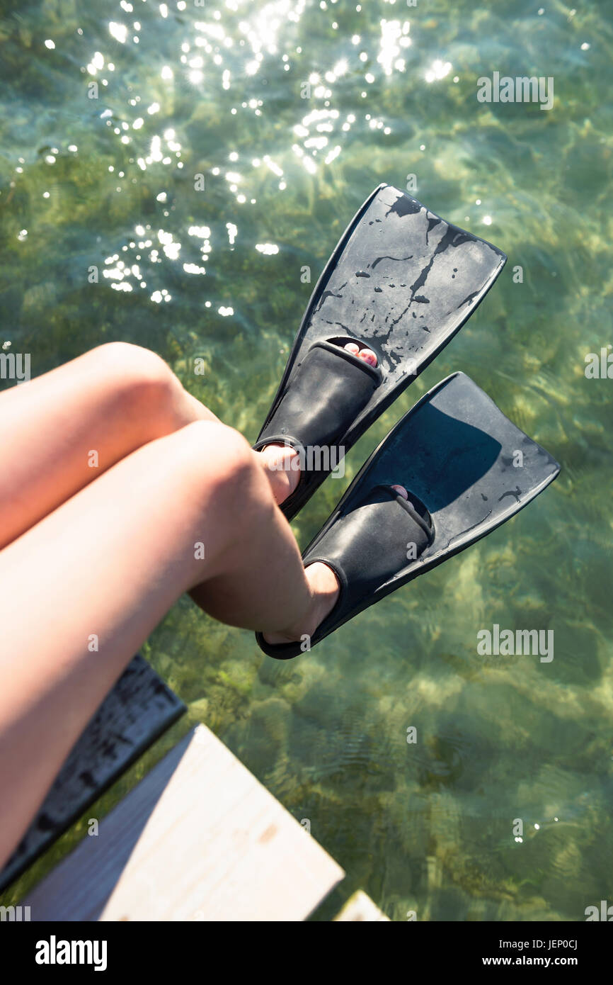 Flippers hi-res stock photography and images - Alamy