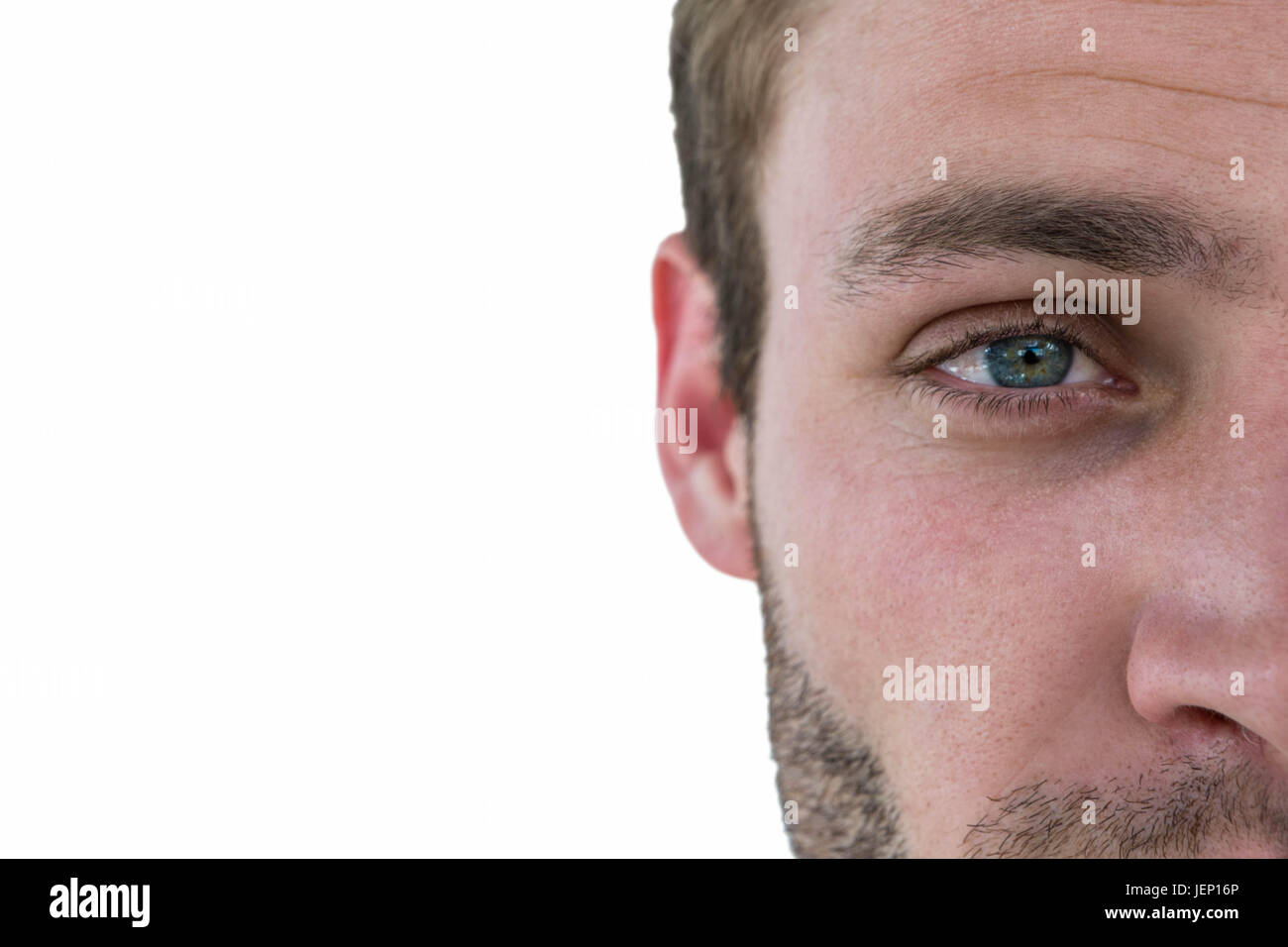 The eye of a man Stock Photo - Alamy