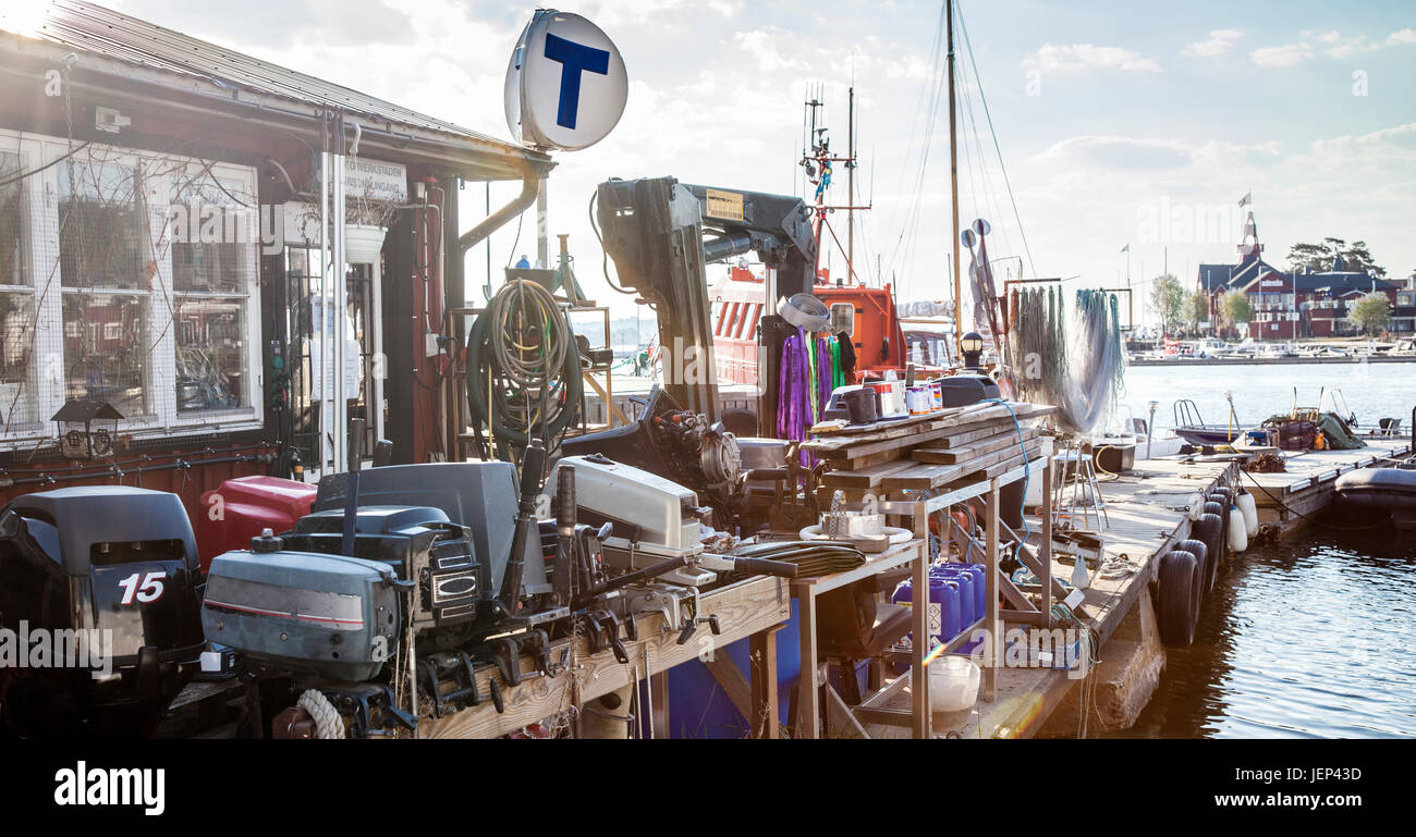 Jetty large group of objects hi-res stock photography and images - Alamy