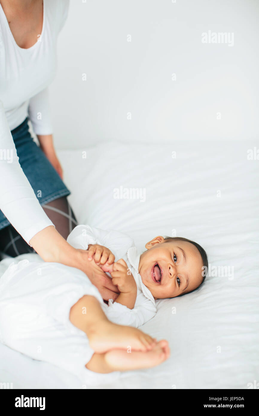 Tickle baby hi-res stock photography and images - Alamy