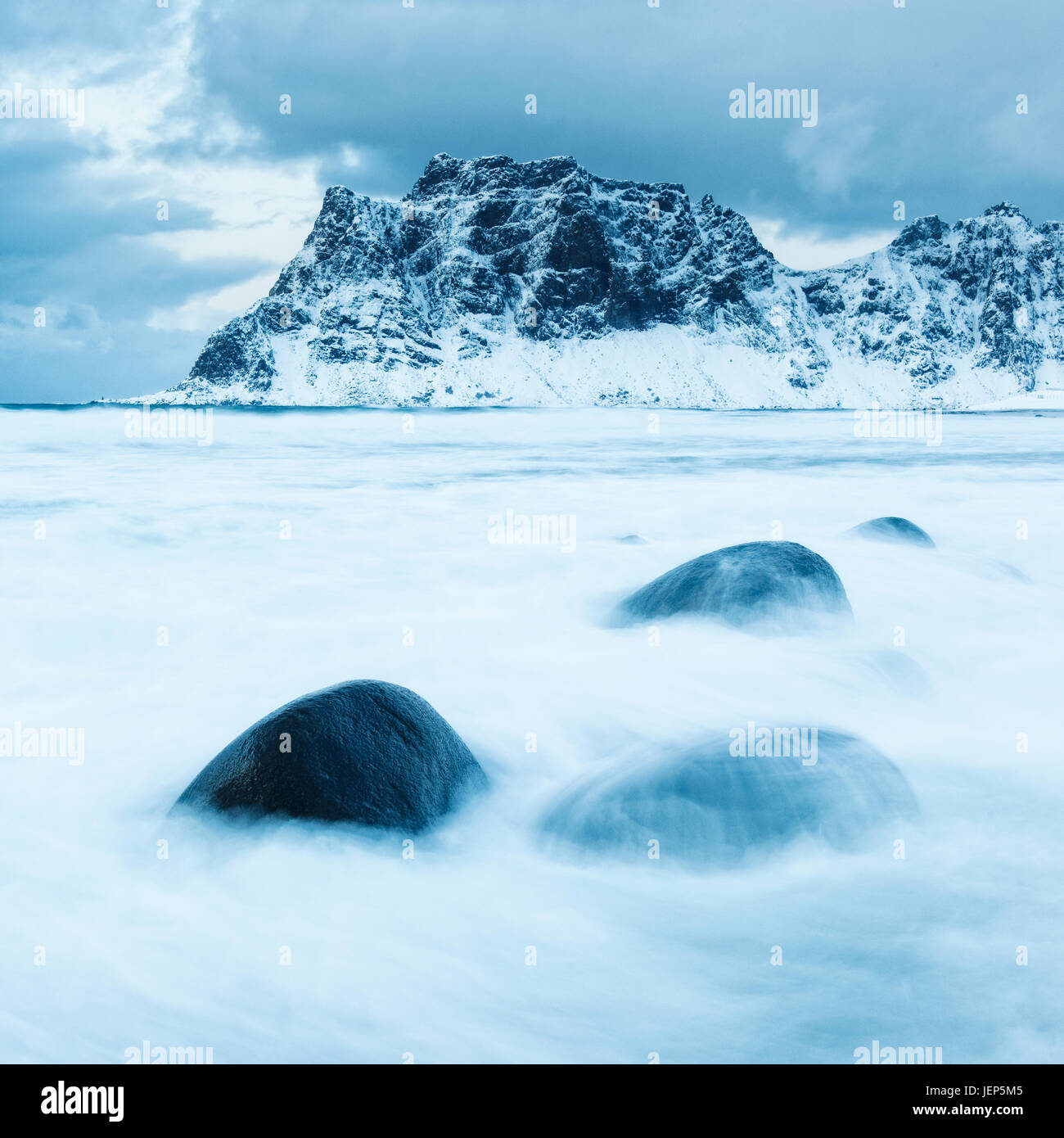 Rocks in sea Stock Photo - Alamy