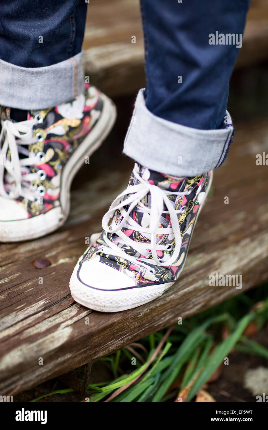 Multi color sneakers hi-res stock photography and images - Alamy