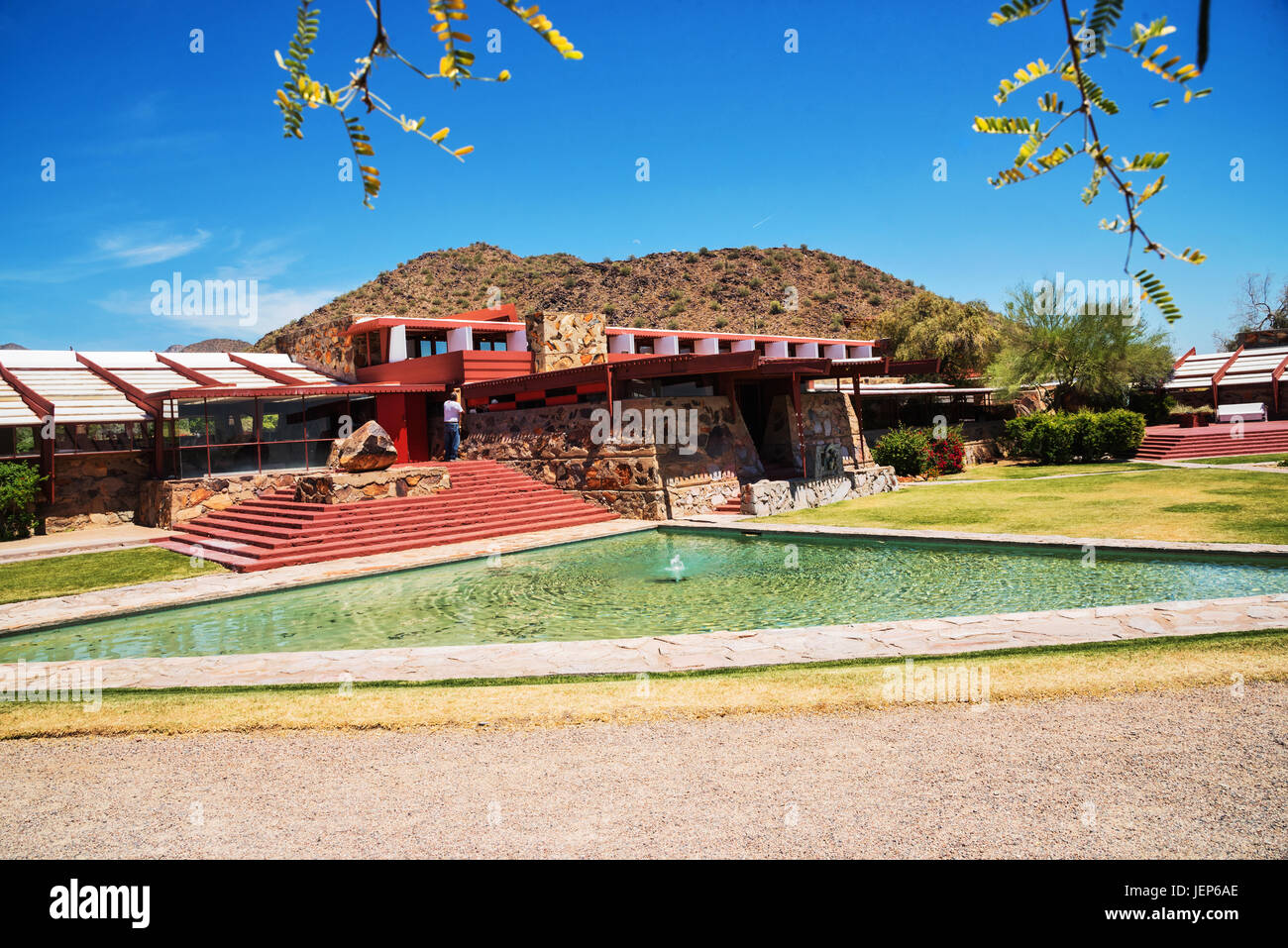 Frank lloyd wright taliesin west hi-res stock photography and images - Alamy