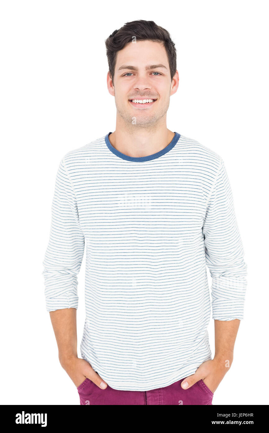 Portrait of smiling man Stock Photo - Alamy