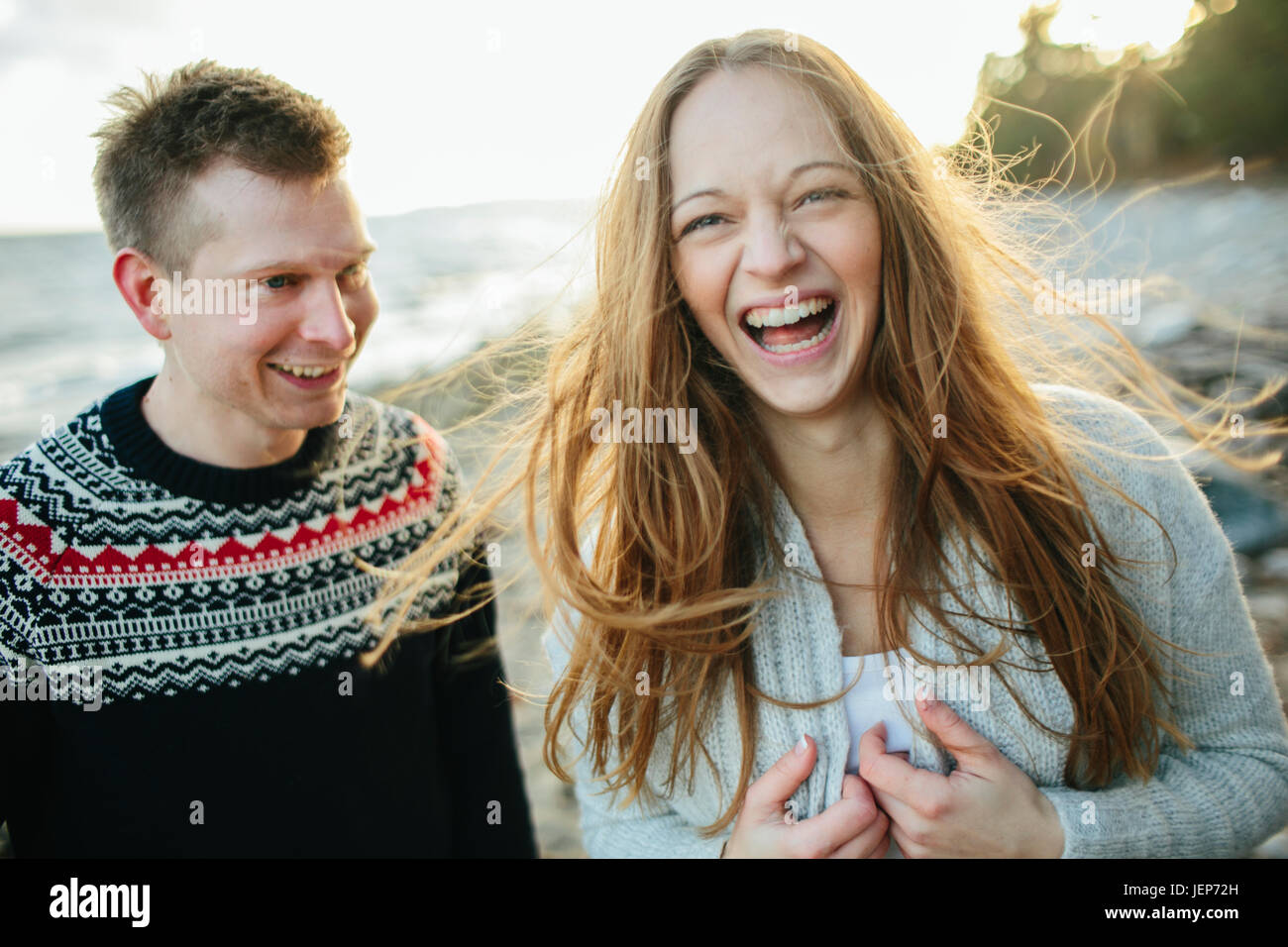 Young couple together Stock Photo - Alamy