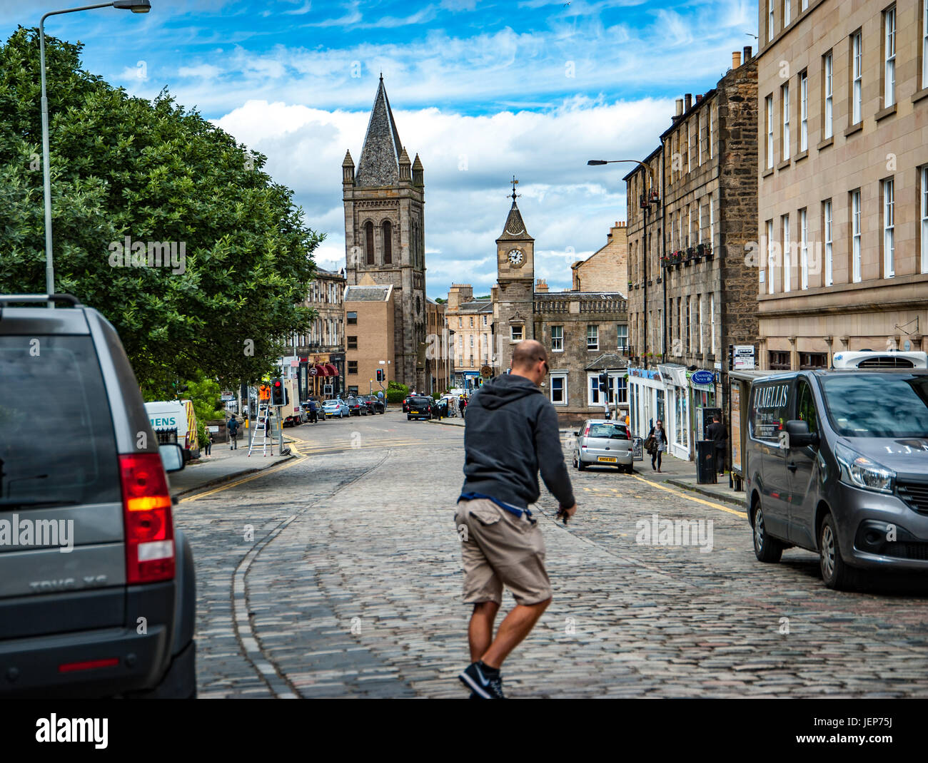 Streets of Edinburgh: Stockbridge area Stock Photo - Alamy
