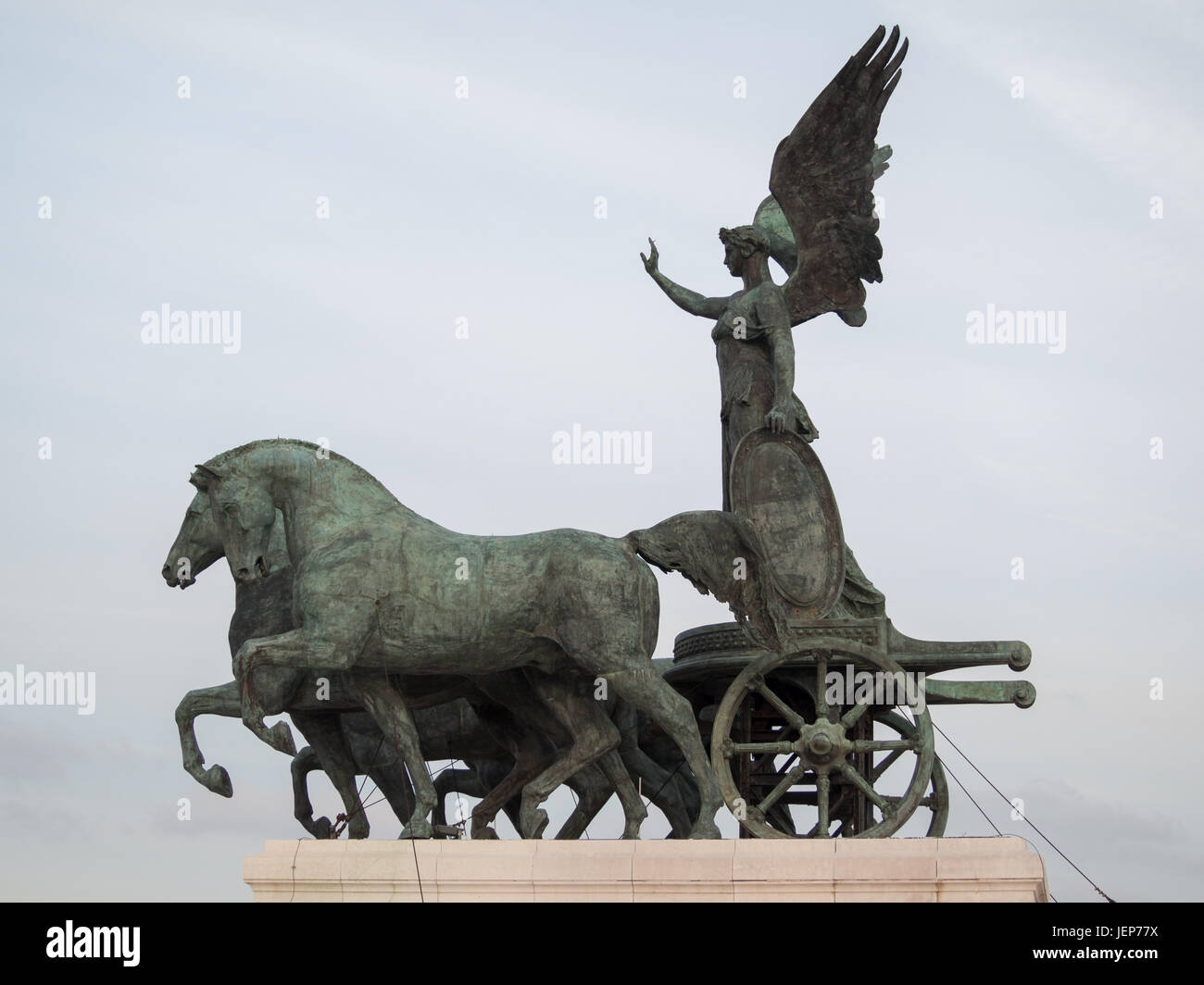 Statue angel chariot hi-res stock photography and images - Alamy