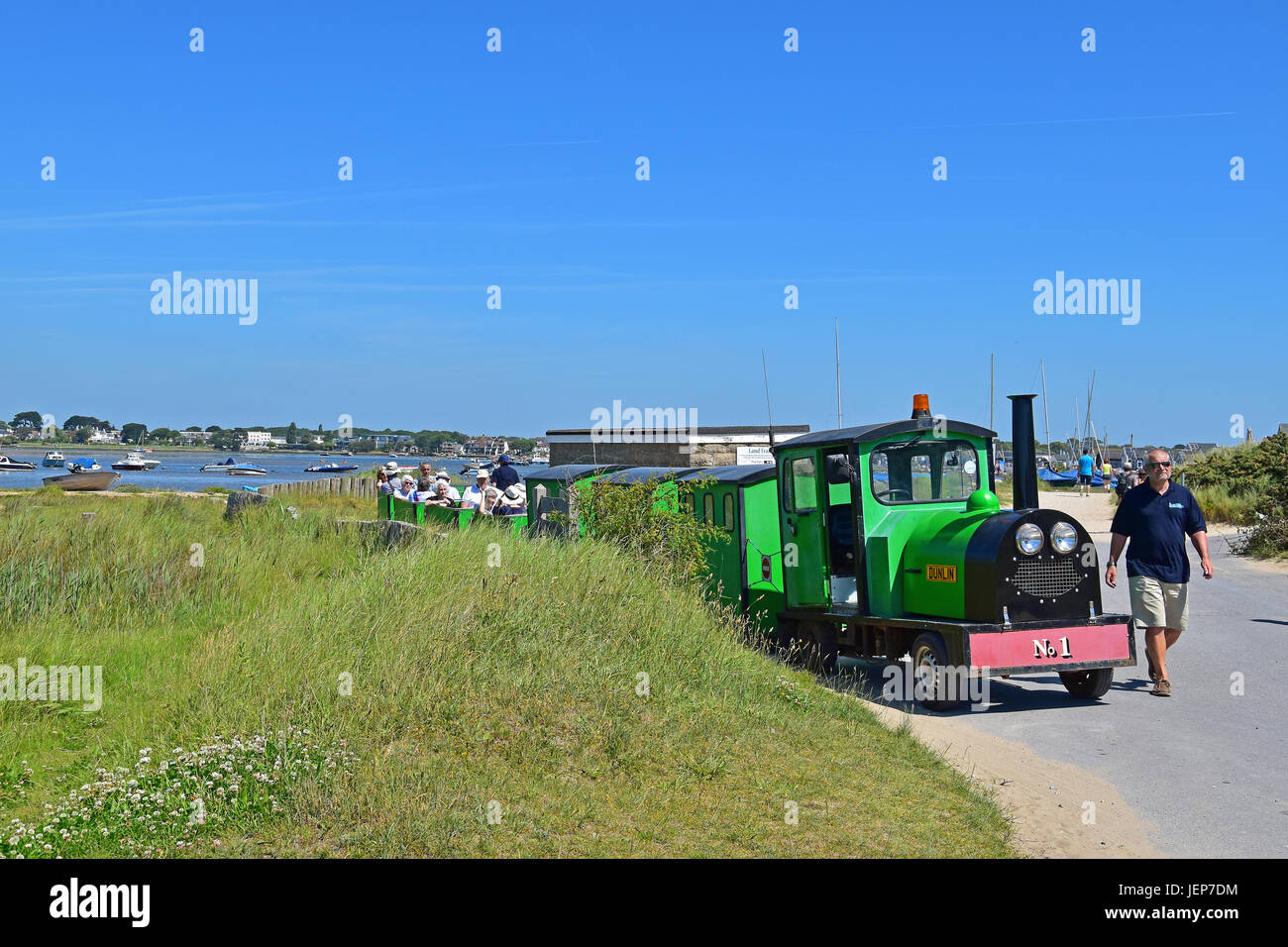 Hengistbury head land train hi-res stock photography and images - Alamy