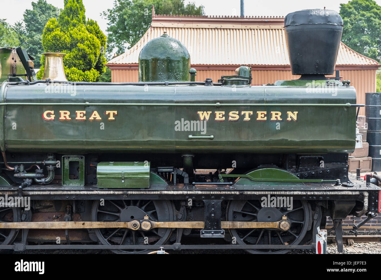 Severn Valley Railway steam train called Great Western seen at ...