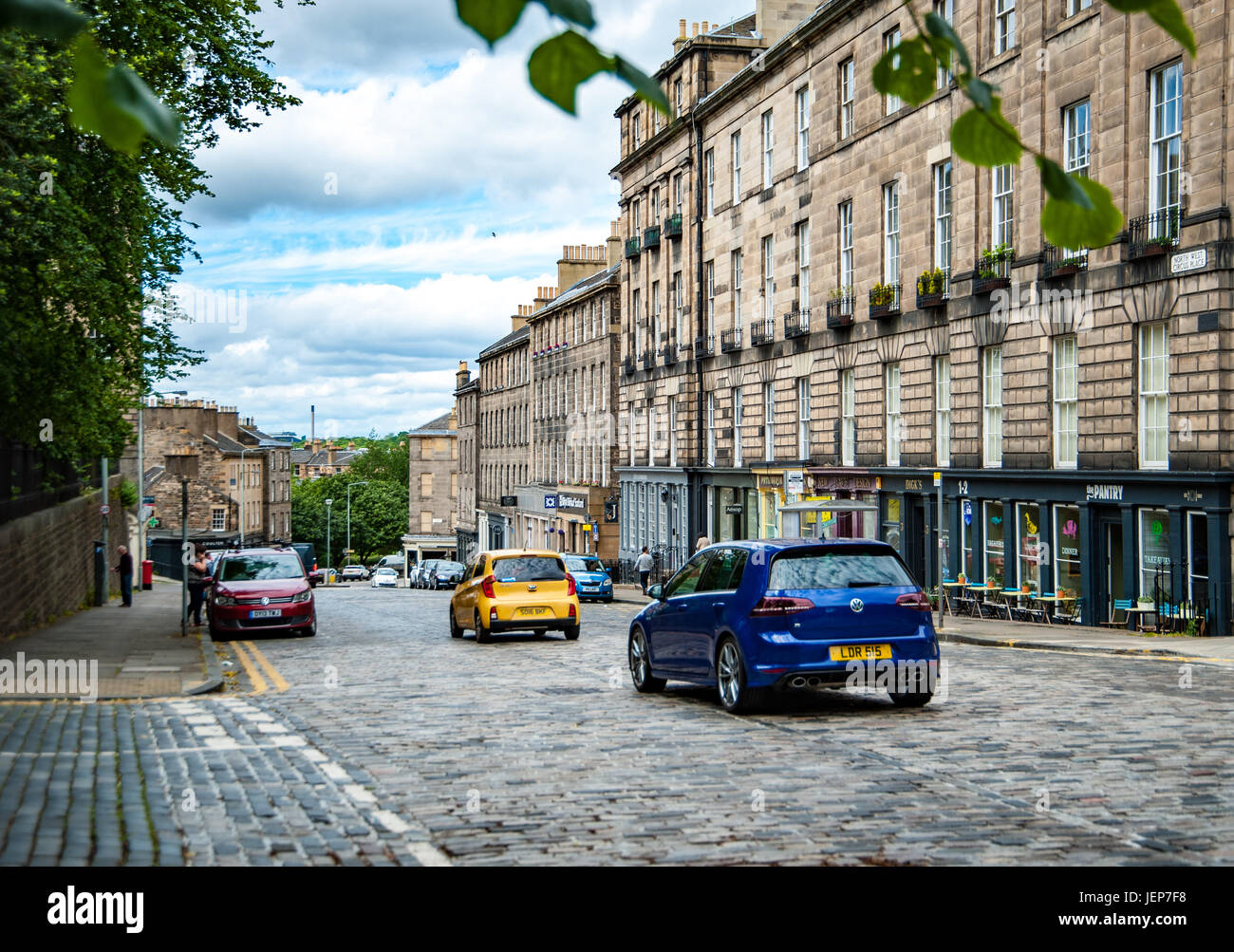 Streets of Edinburgh: Stockbridge area Stock Photo - Alamy