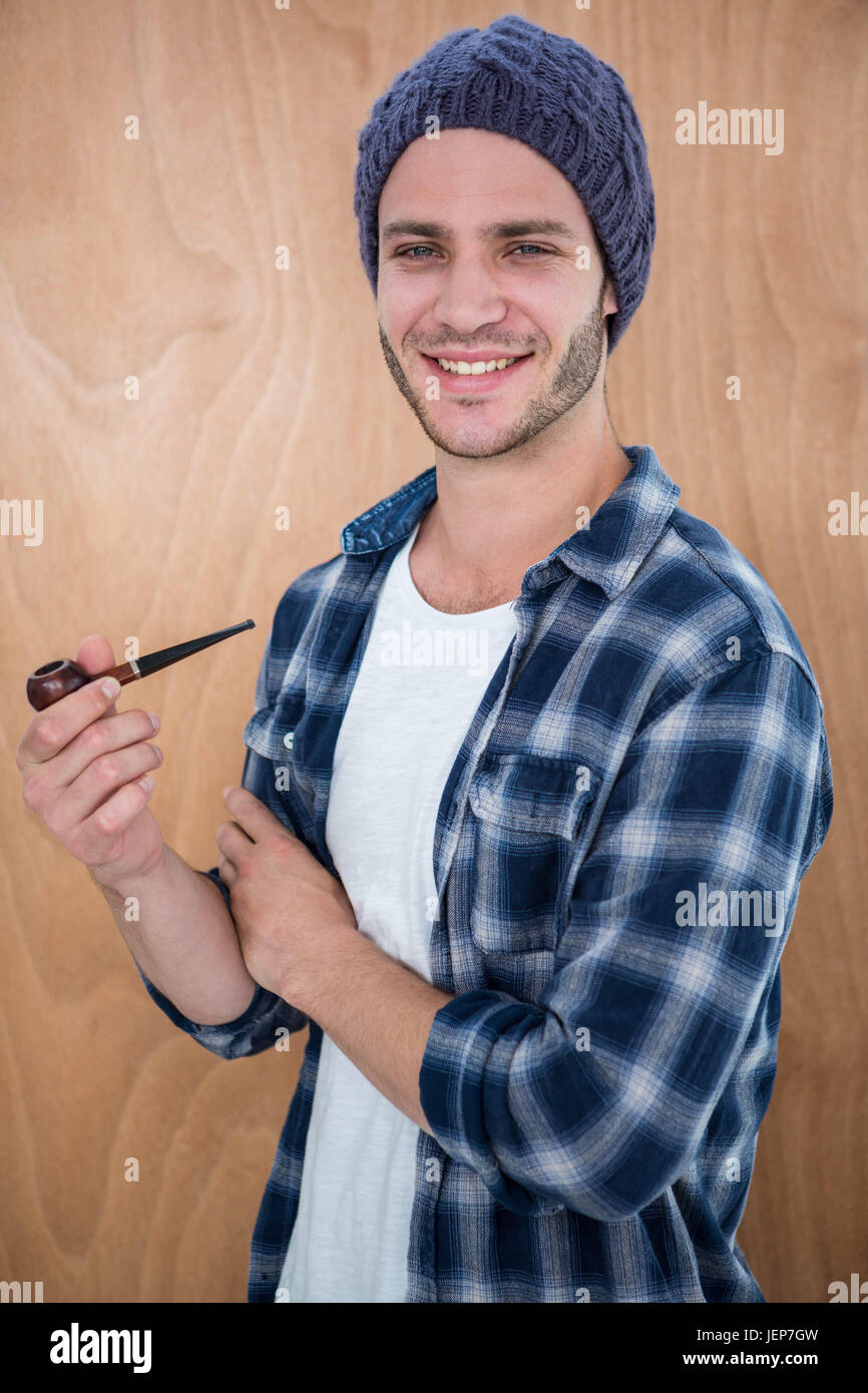 Clothing holding a smoking pipe hi-res stock photography and images - Alamy