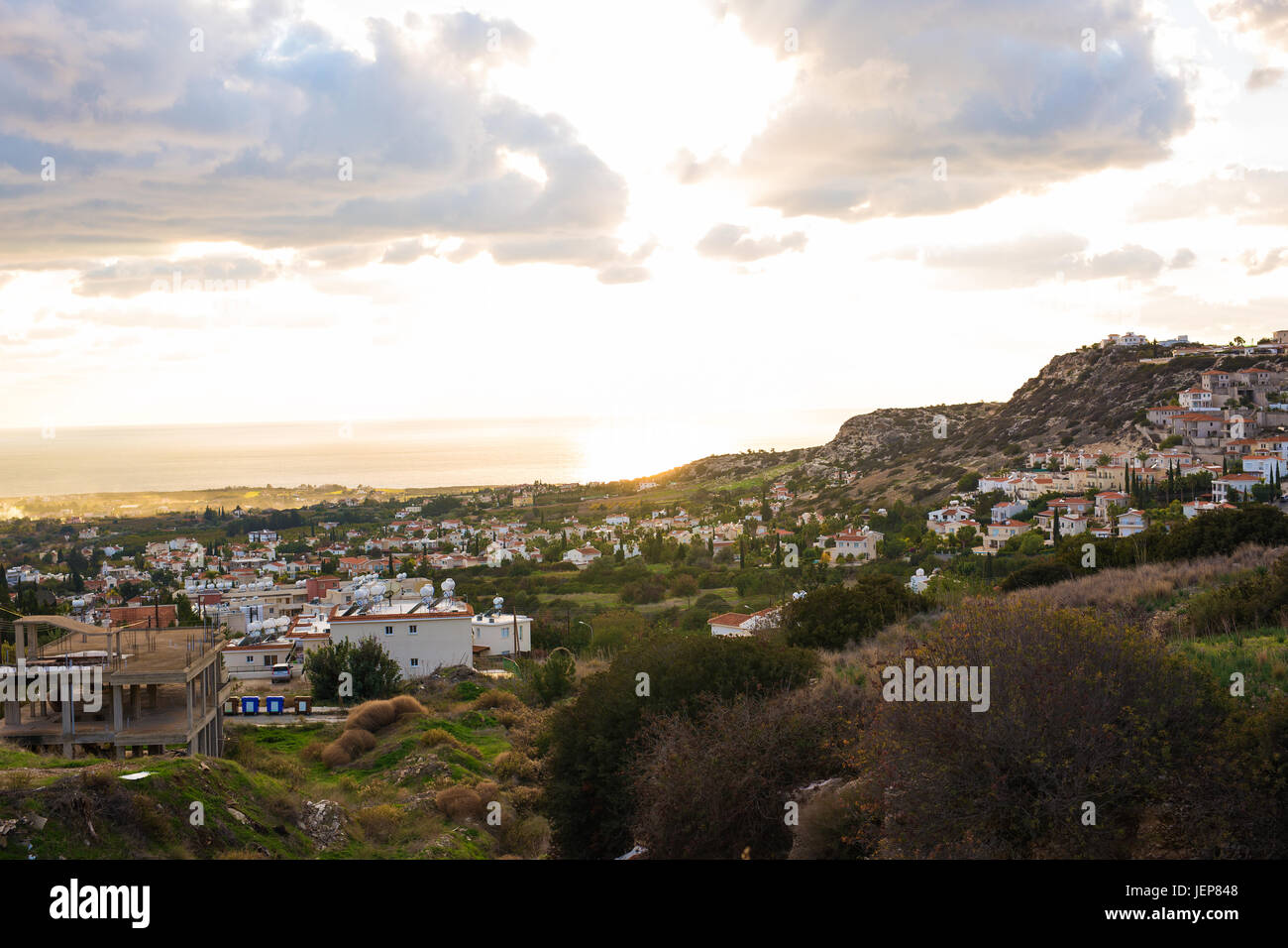 panoramic view of the village in Cyprus Stock Photo - Alamy