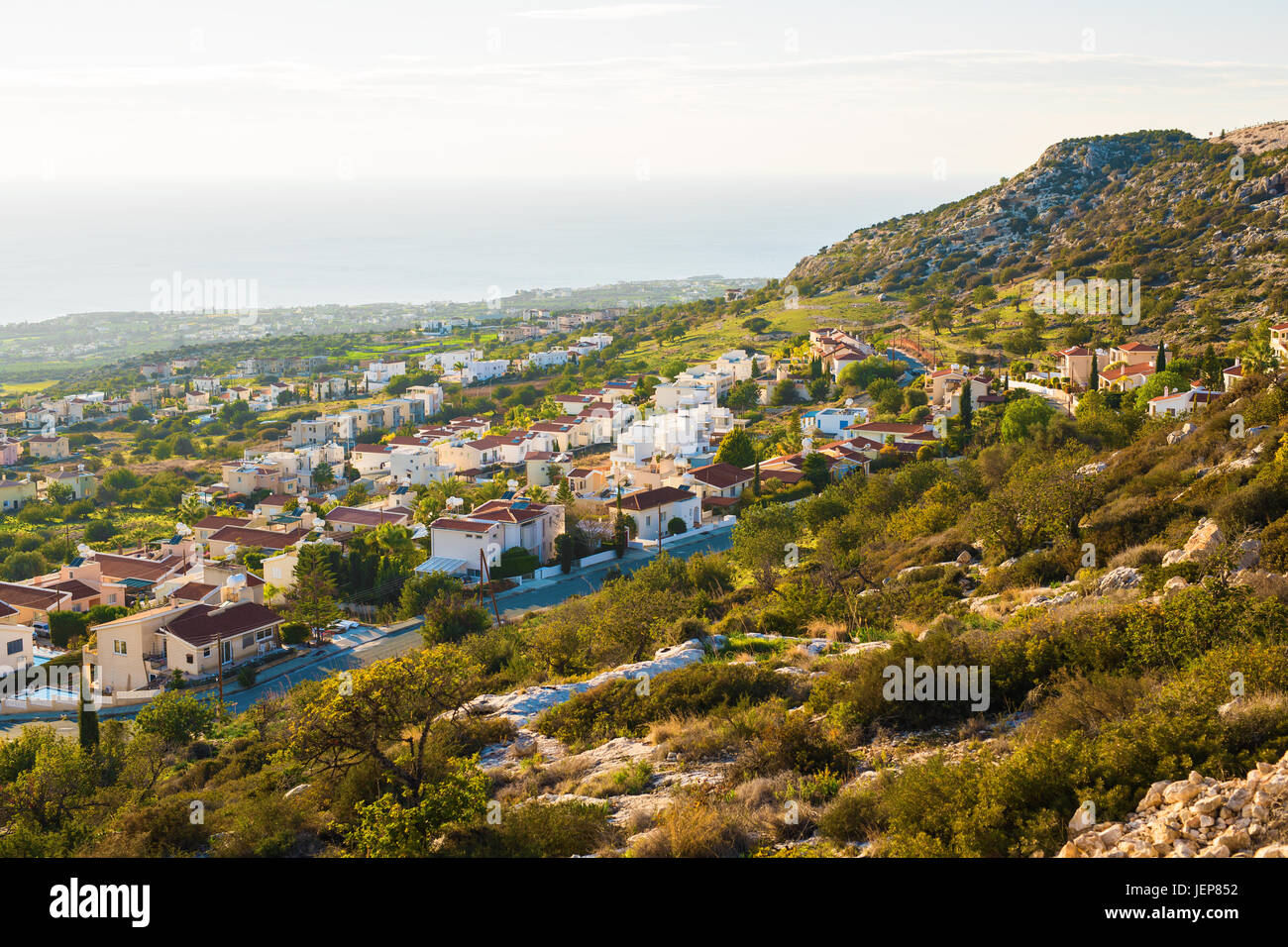 panoramic view of the village in Cyprus Stock Photo - Alamy
