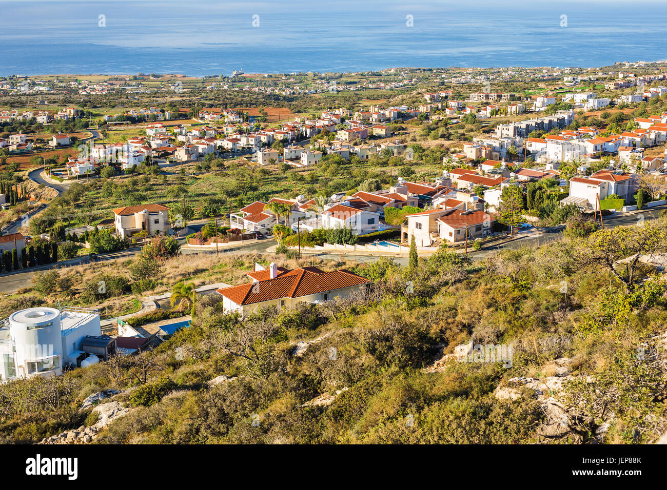 panoramic view of the village in Cyprus Stock Photo - Alamy
